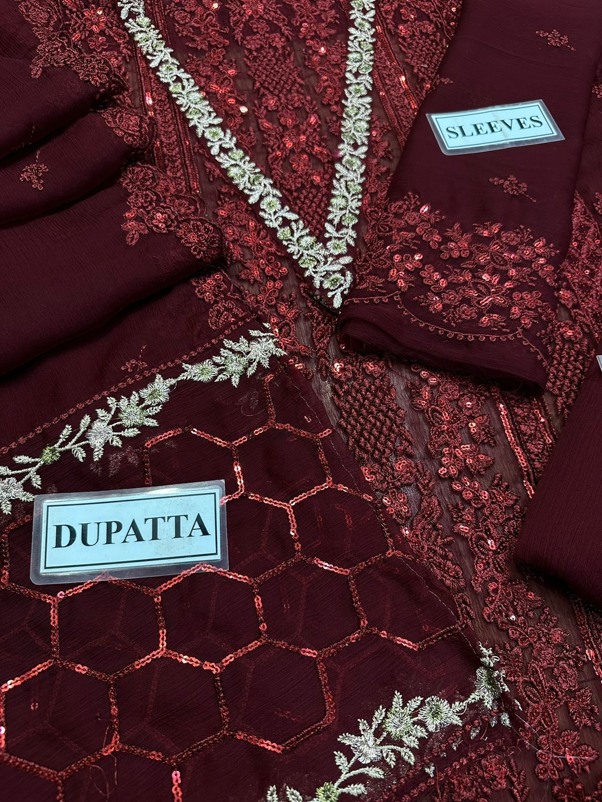 Azure X Wearza Semi Pure Chiffon Pakistani Dress Ramzan Eid Collection ...